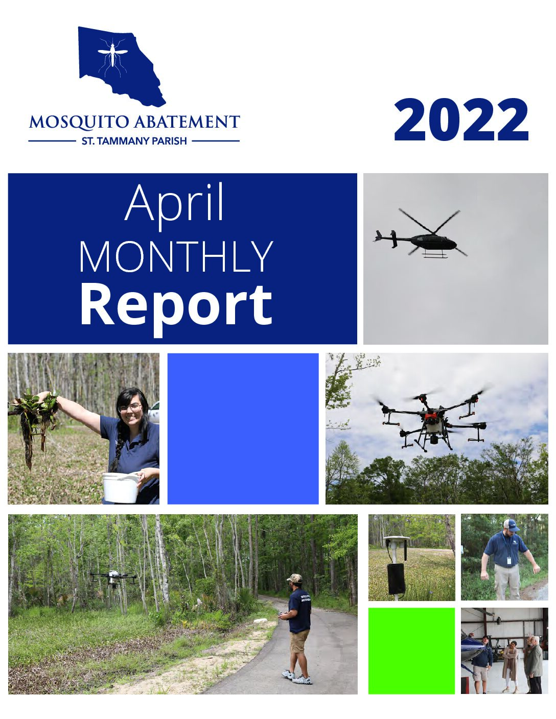 April Monthly Report | St Tammany Mosquito Abatement